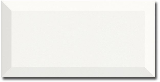 Biselado Blanco Mate Bx 10x20cm – Cosmopolitan